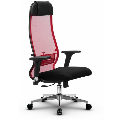Кресло метта Комплект 18/2D, цвет Красный, Основание 17834