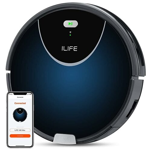 Робот-пылесос ILIFE V80 Max, черно-синий(V80 Max)