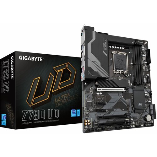 Материнская плата Gigabyte Z790 UD Z790 Socket-1700 4xDDR5, 6xSATA3, RAID, 3хM.2, 3xPCI-E16x, 5xUSB3.2, 1xUSB3.2 Type C, DP, HDMI, 2.5Glan, ATX