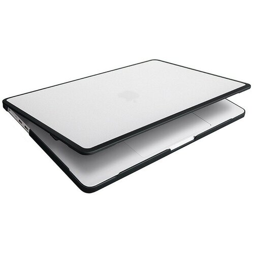 Чехол Uniq Venture для MacBook Air 13 (2022 M2), прозрачный/черная окантовка