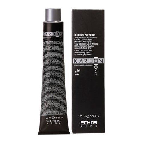 Echosline Karbon 9 Краситель для волос Charcoal Color, CB10 platinum charcoal blonde, 100 мл