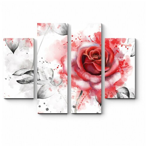 Модульная картина Розы прекрасные 100x75