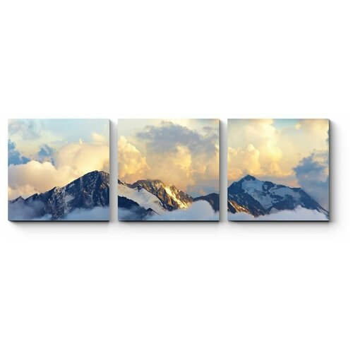 Модульная картина Альпийский пейзаж 170x57