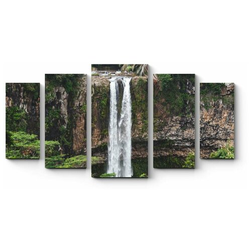 Модульная картина Водопад в сердце тропиков170x94