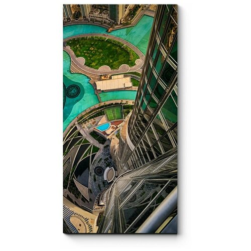 Модульная картина Головокружительный Дубай 30x60