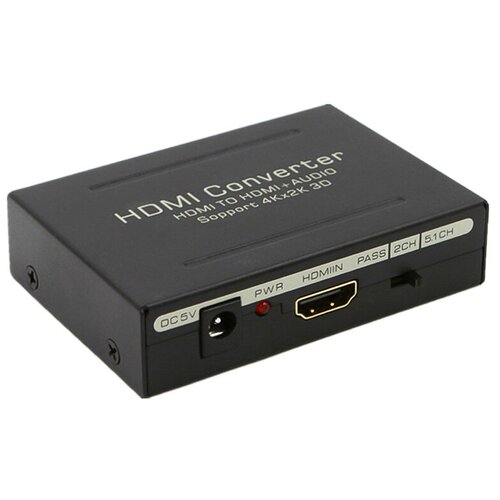 Разделитель сигнала PALMEXX AY60V14 HDMI to HDMI+Audio(Spdif+L/R) Extractor 2CH/5.1CH, 4K*2K, 3D