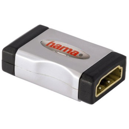 Адаптер аудио-видео Hama HDMI (f)/HDMI (f), позолоченные контакты, серый (00122231)