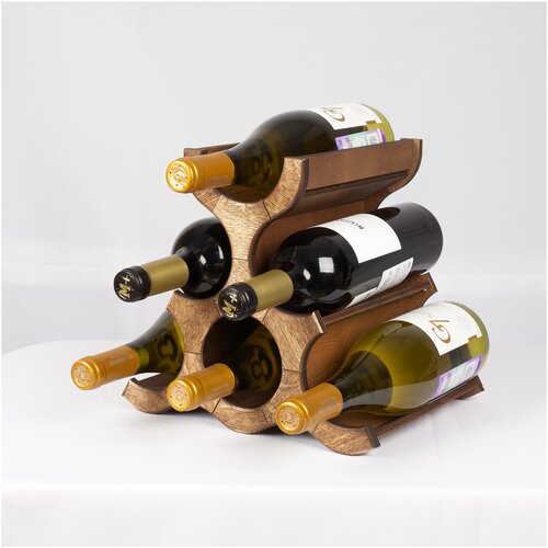 Улучшенное "Винное Древо" на 6 бутылок, подставка для бутылок