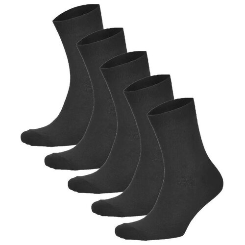 Носки , 5 пар, размер 41-42, черный