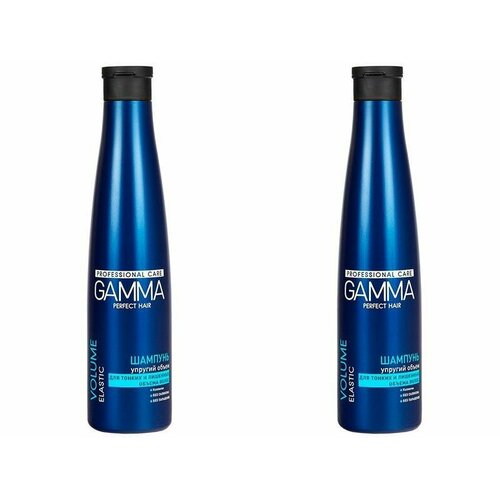 Шампунь для волос, Свобода, Gamma Perfect Hair, упругий объем, для тонких и лишенных объема волос, 350 мл, 2 шт