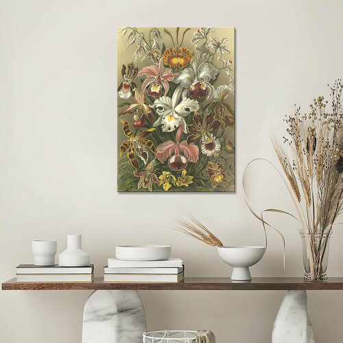 Картина/Картина на холсте/Картина на холсте для интерьера/ Картина на стену/ Картина в подарок для дома/ - Орхидеи иллюстрация 60х80
