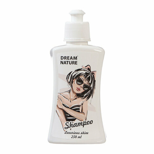 Dream Nature Шампунь для волос Dream Nature с ароматом клубники и мяты, 250 мл