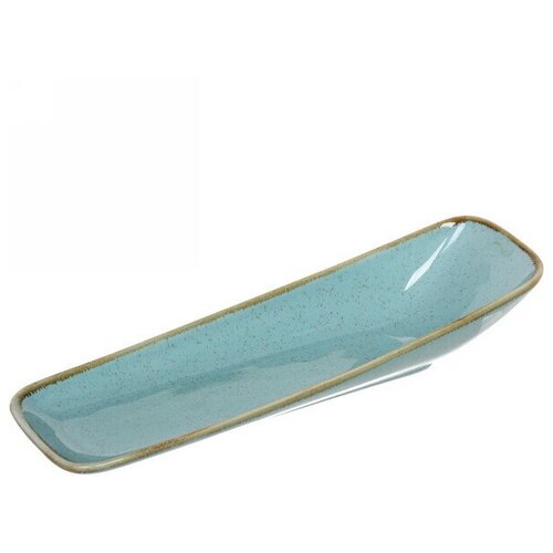 Тарелка керамическая «Tiffany Blue «сервировочная 30*9,5*5см