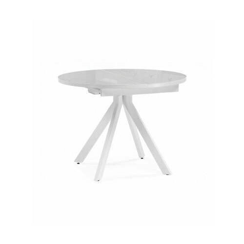 Стеклянный стол Ален ультра белое стекло / белый 516557