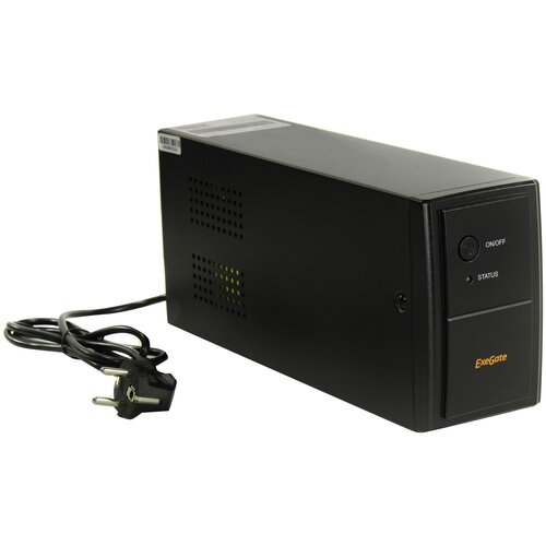 ИБП ExeGate Power Back BNB-650. LED. AVR. EURO. RJ. USB (650VA/360W, LED, AVR,2 евророзетки, RJ45/11, USB, Black) EP285555RUS