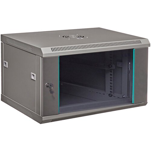 Шкаф 9U 600х450 19 дюймов телекоммуникационный серверный настенный серый C096045GWTWOF