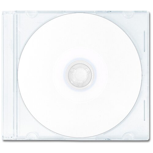 Диск DVD+R 8.5Gb DL 8x CMC Printable, slim box (прозрачный), 1 шт.