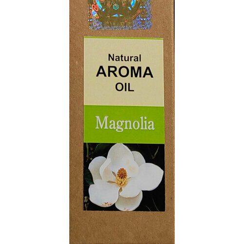Natural Aroma Oil MAGNOLIA, Shri Chakra (Натуральное ароматическое масло магнолия, Шри Чакра), 10 мл.