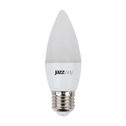 Лампа светодиодная jazzway 1027849-2, E27, C37, 7 Вт, 5000 К