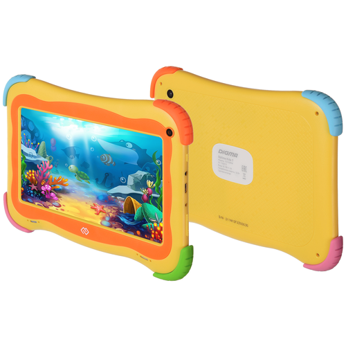 7" Планшет DIGMA Optima Kids 7 (2019), 1/16 ГБ, Wi-Fi, Android 8.1, разноцветный