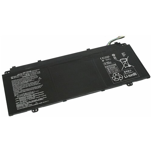 Аккумуляторная батарея для ноутбука Acer Aspire S5-371 (AP1503K) 11.25V 4030mAh