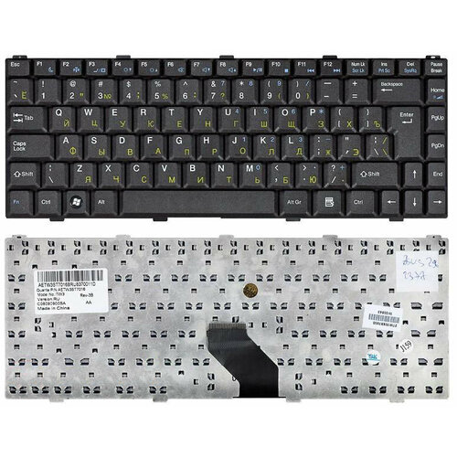 Клавиатура для Asus K020662U1. Черная, без рамки.