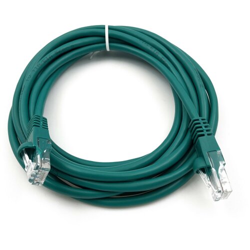 Патч-корд Buro UTP 4 пары cat5E CCA molded 3м зеленый RJ-45 (m)-RJ-45 (m)