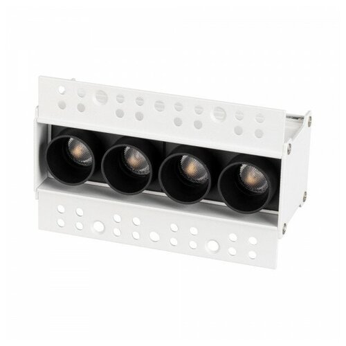 Светильник MS-ORIENT-BUILT-TRIMLESS-TC-S38x127-10W Warm3000 (WH-BK, 30 deg, 230V) (Arlight, IP20 Металл)