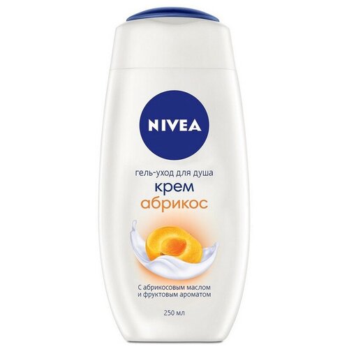 Гель для душа Nivea Крем Абрикос 250г, 6шт.