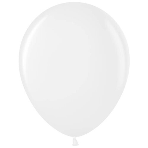 MESHU Воздушные шары, 50шт, М12/30см, MESHU, пастель, белый, 2 шт.