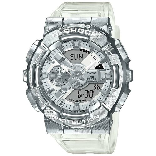 Наручные часы CASIO G-Shock Casio GM-110SCM-1AER, белый, серебряный