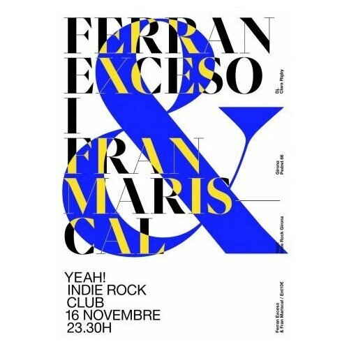 Плакат, постер на бумаге Ferran Exceso-Ферран Эксцесс. Размер 42 х 60 см