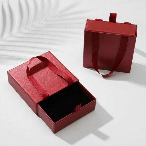 Коробочка подарочная под набор «Премиум», 10×10, цвет красный (комплект из 6 шт)