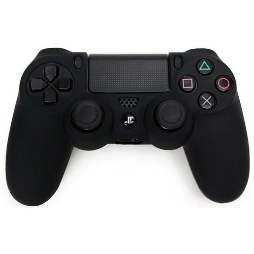 Защитный силиконовый чехол Controller Silicon Case для геймпада Sony Dualshock 4 Wireless Controller (Черный) (PS4)