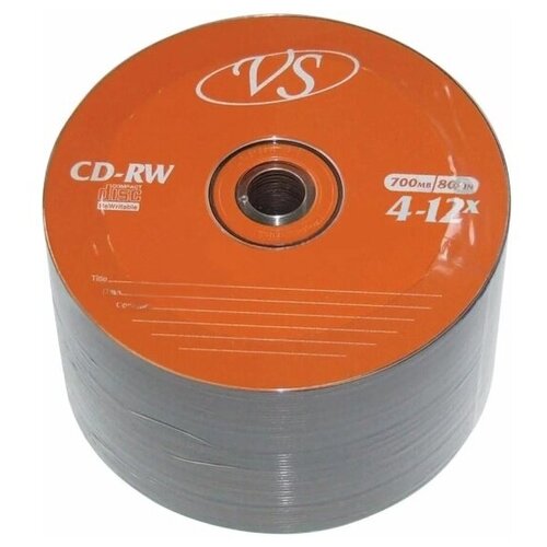 Диск VS CD-RW 80 4-12x Bulk/50