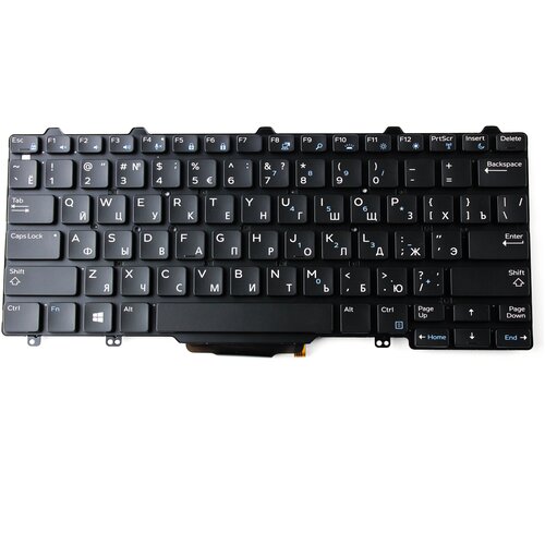 Клавиатура для ноутбука Dell E5250 E5270 E7250 E7270 с подсветкой p/n: PK1313O3B00, 0VW71F