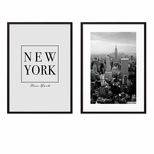 Набор постеров Нью-Йорк №1, 50х70 см, 2 шт.