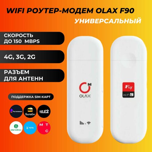 Модем 4G LTE/3G/ WiFi OLAX F90