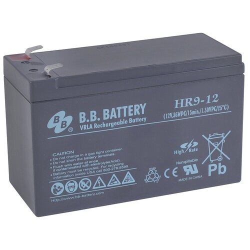 Батарея для ИБП B.B.Battery HR 9-12