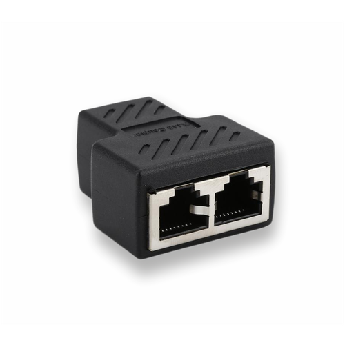 Соединитель для интернет кабеля на 2 разъема RJ45 8P8C