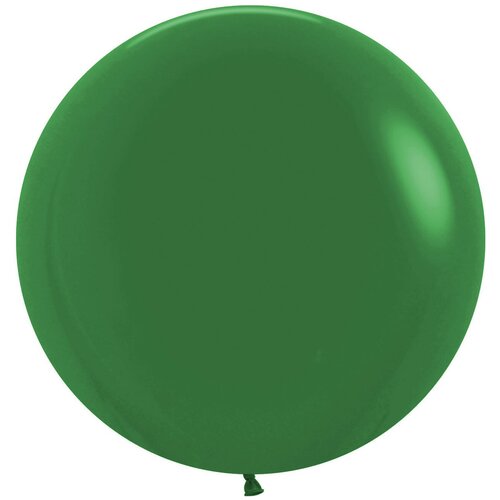 Шар (24''/61 см) Темно-зеленый (032), пастель, 3 шт.