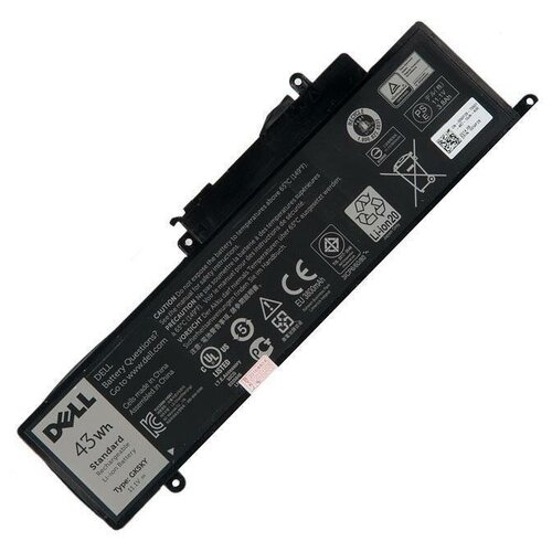 Аккумулятор (батарея) ZeepDeep (04K8YH) для ноутбука Dell Inspiron 11, 13 Type GK5KY, 11-3000, 11-3147, 11-3148, 13-7000, 13-7347, 7348, 43Wh, 11.1V
