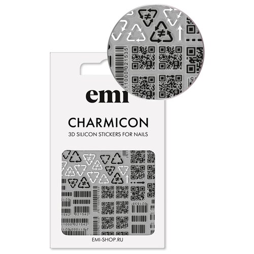 E.Mi, 3D-стикеры №175 Шифр Charmicon 3D Silicone Stickers