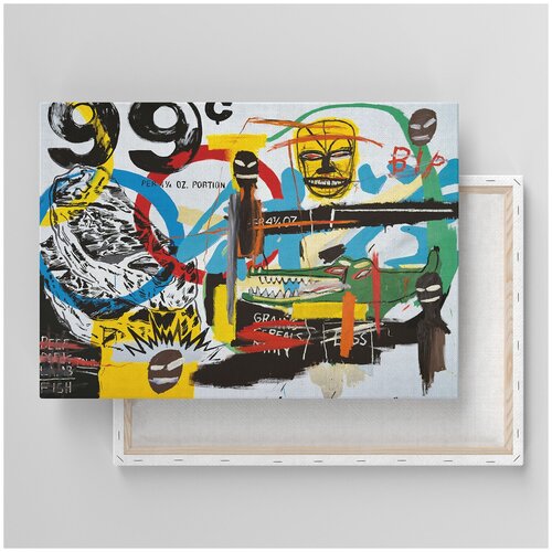 Картина на холсте с подрамником / Basquiat J.M. / Баския Жан-Мишель
