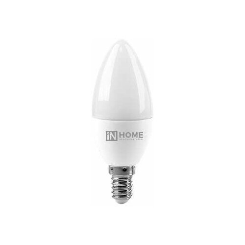Лампа светодиодная LED-СВЕЧА-VC 11Вт 230В E14 3000К 990лм IN HOME 4690612020464 (6шт)