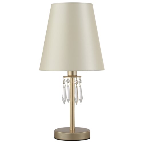 Лампа декоративная Crystal Lux Renata LG1 Gold, E14, 60 Вт, бежевый