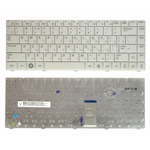 Клавиатура для Samsumg R425-JT01 белая