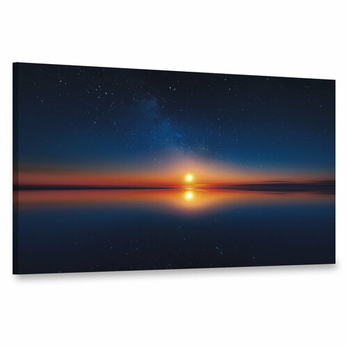Интерьерная картина 100х60 "Звезда на горизонте моря"