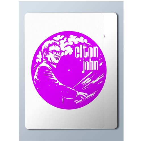 Коврик для мыши с принтом Музыка Elton John элтон джон, elton john - 22352