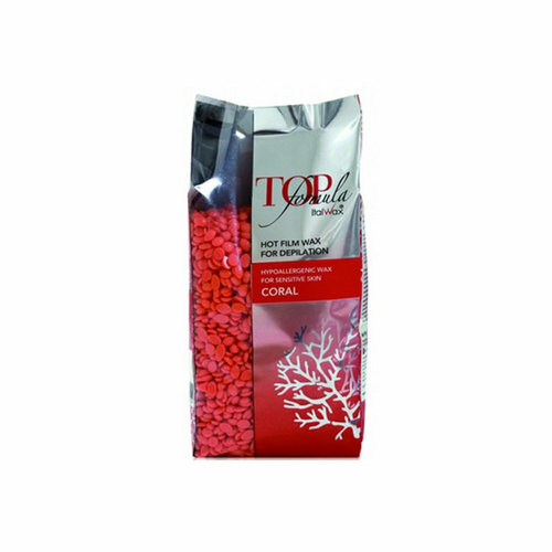 Воск для депиляции горячий (пленочный) ITALWAX Top Formula Coral гранулы